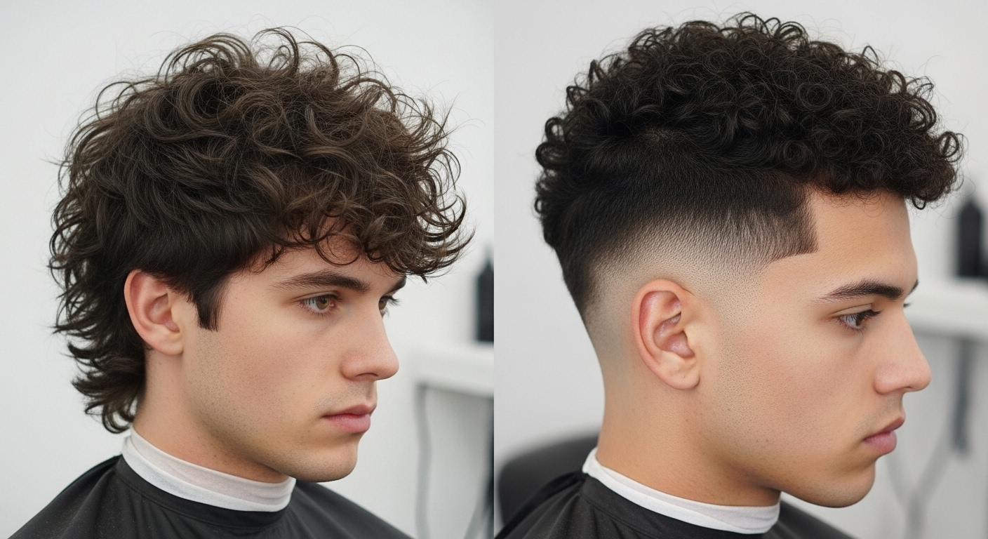 Wolf Cut vs Taper Fade on Curly Hair | Best Styles 2025