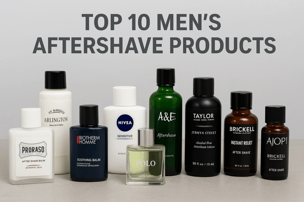 Top 10 Men’s Aftershaves for Smooth, Fresh Skin
